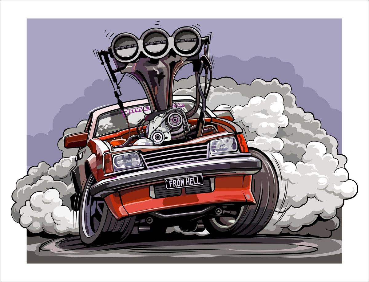 Your own car drawing print. – Bling Designs Clothing
